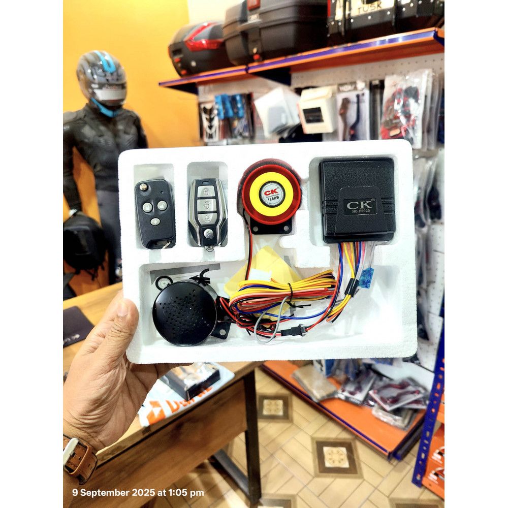 AKE - CK Talking Motorcycle Alarm System Jack Knife Key Remote Control ...