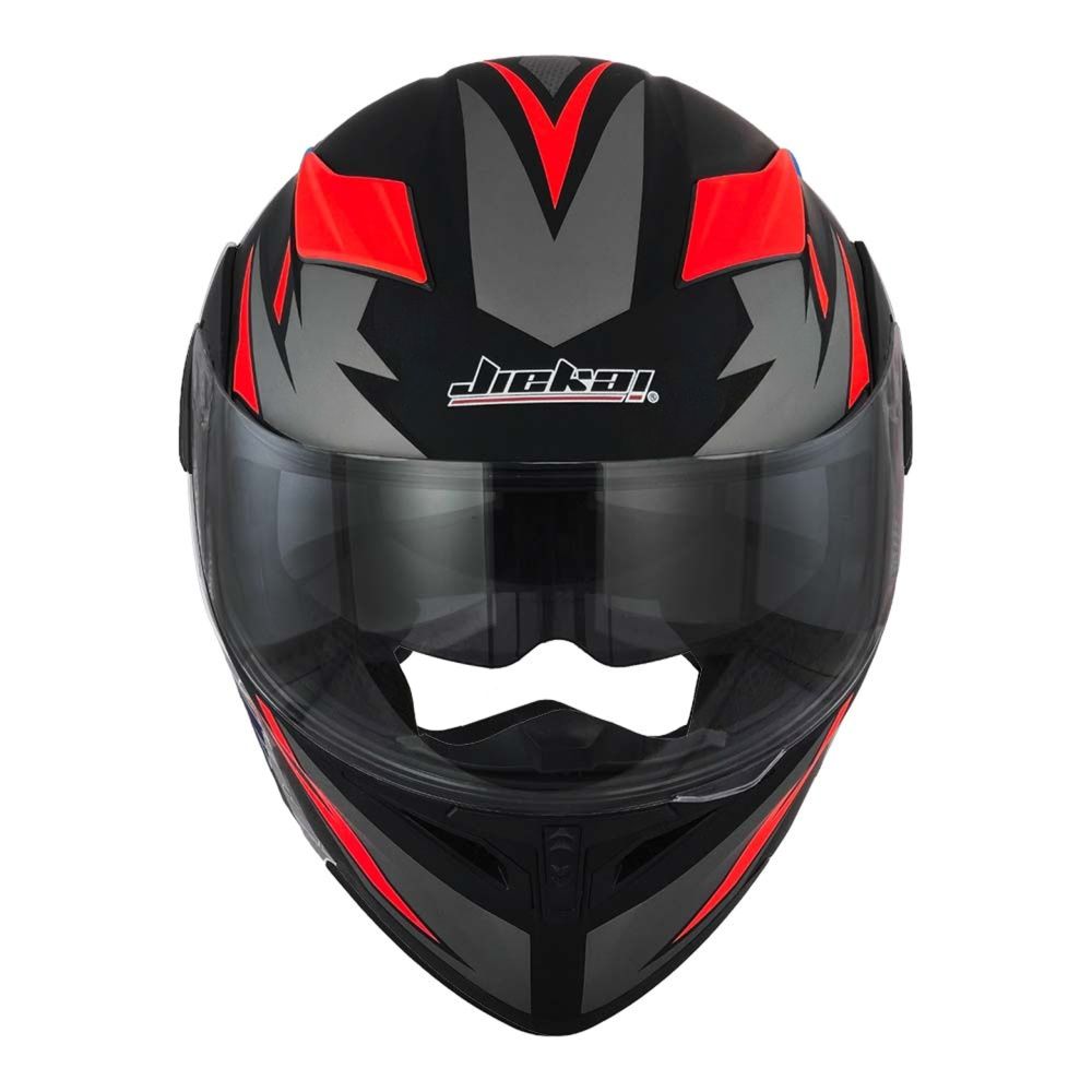 JIEKAI Motorcycle Helmet 902 Lightning Rose Orange Black Motorcycle ...
