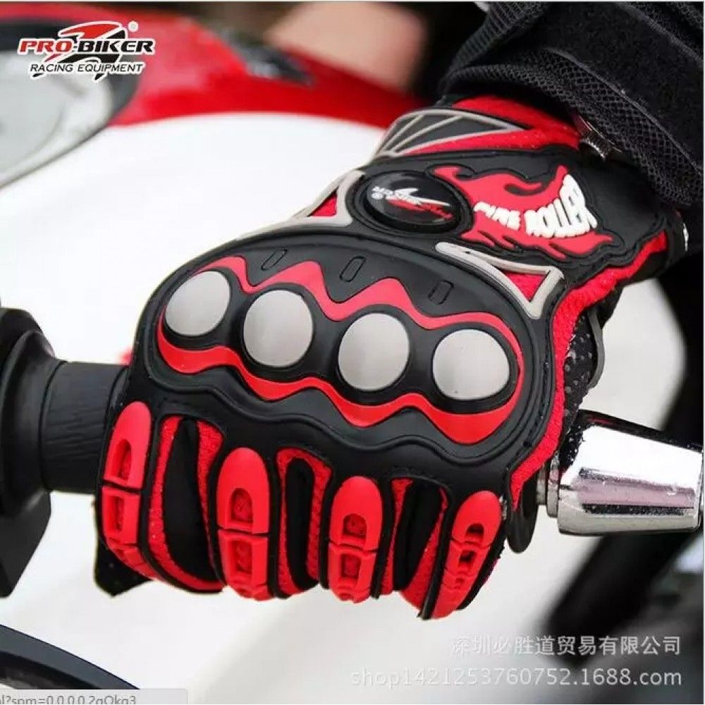 PRO Biker Gloves MCS-23 RED